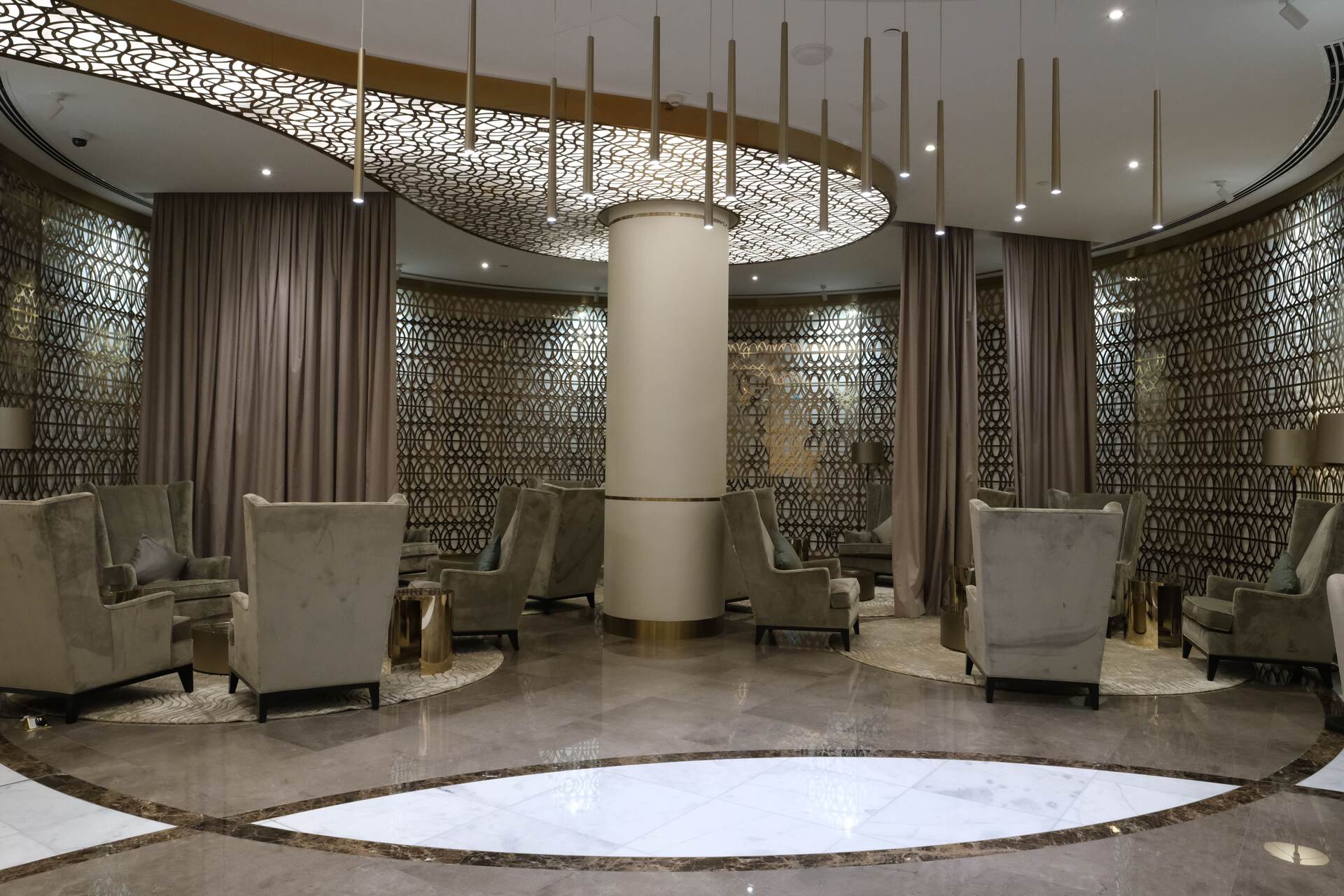 Oman Air First Class Lounge Review Muscat MCT
