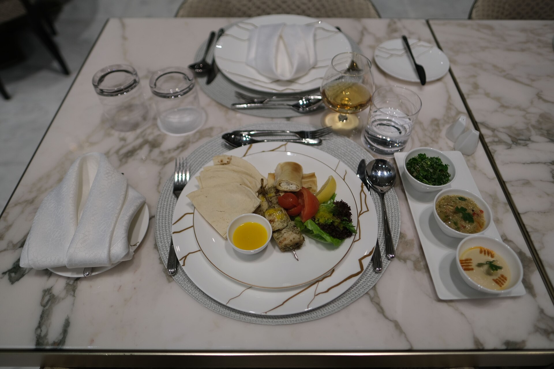 Oman Air First Class Lounge Review Muscat MCT