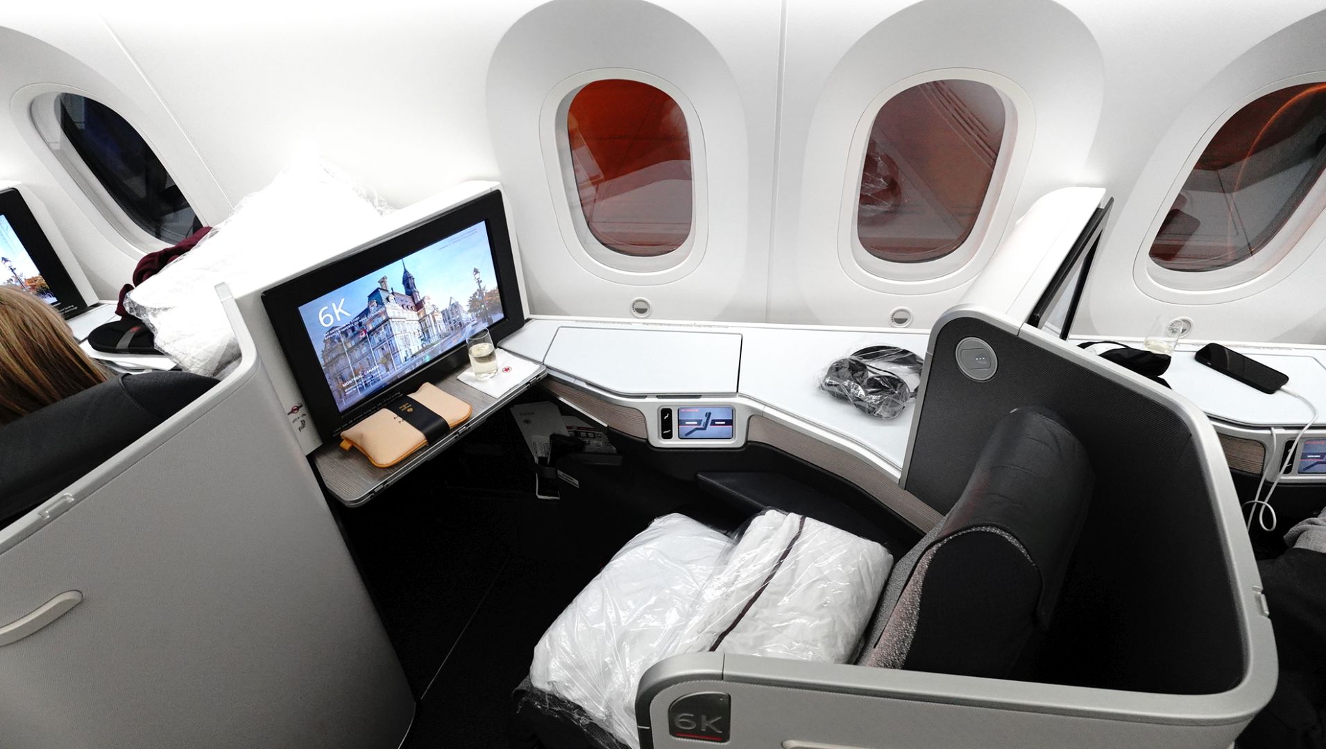 Air Canada Signature Business Class Review B787-900 Sao Paulo Brazil ...