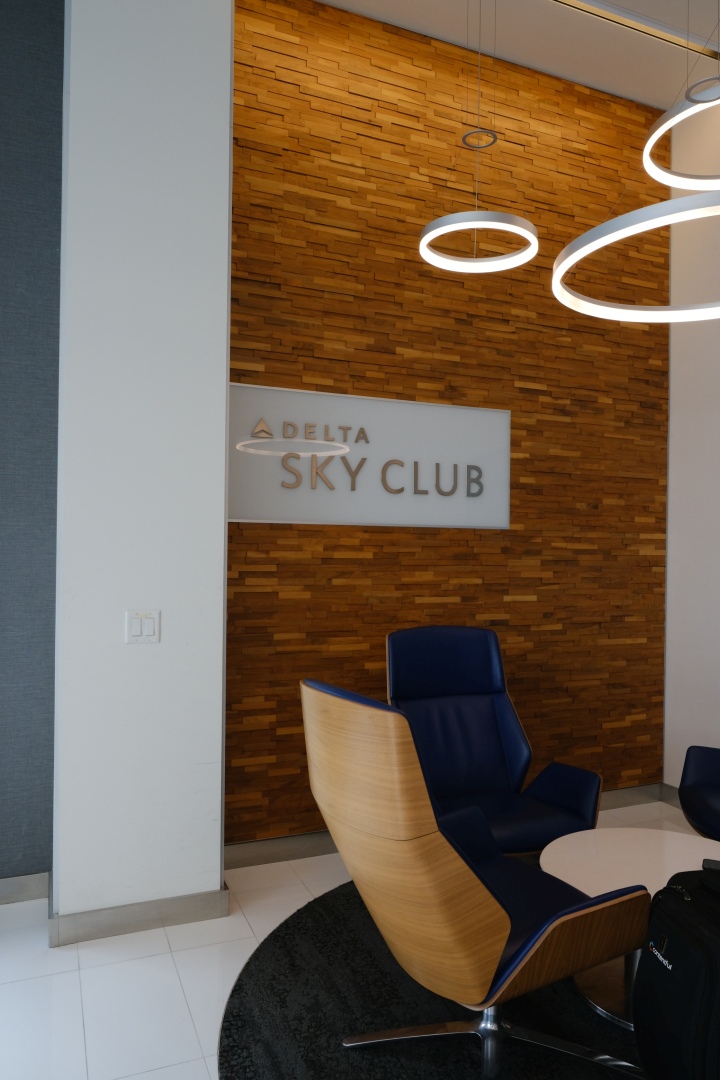 Delta Sky Club Lounge at San Francisco SFO Terminal 2 C Concourse