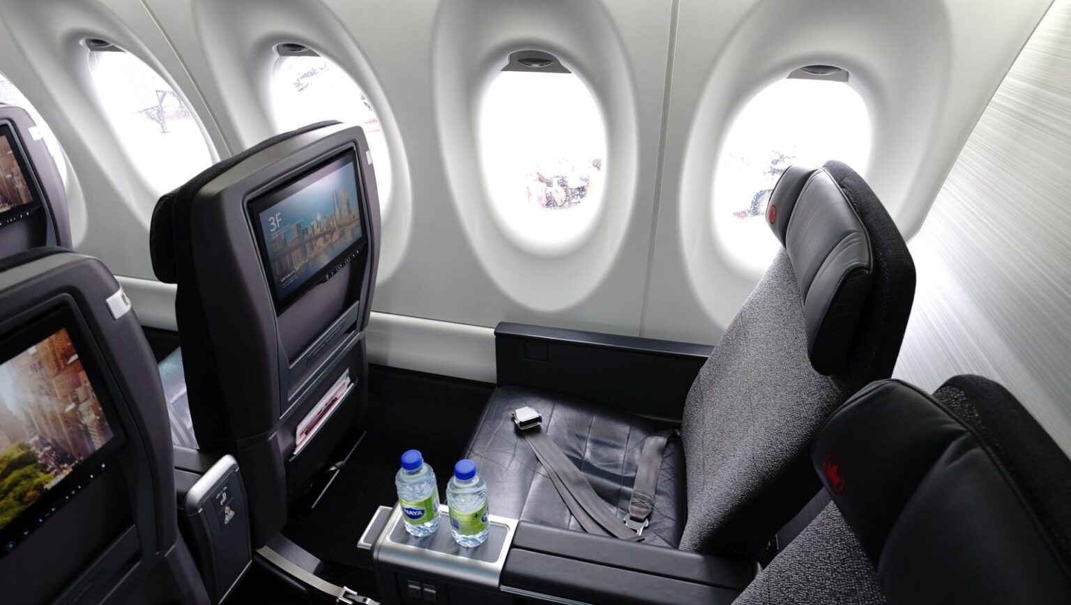 Air Canada Signature Business Class Review A220-300 Montreal Canada YUL ...
