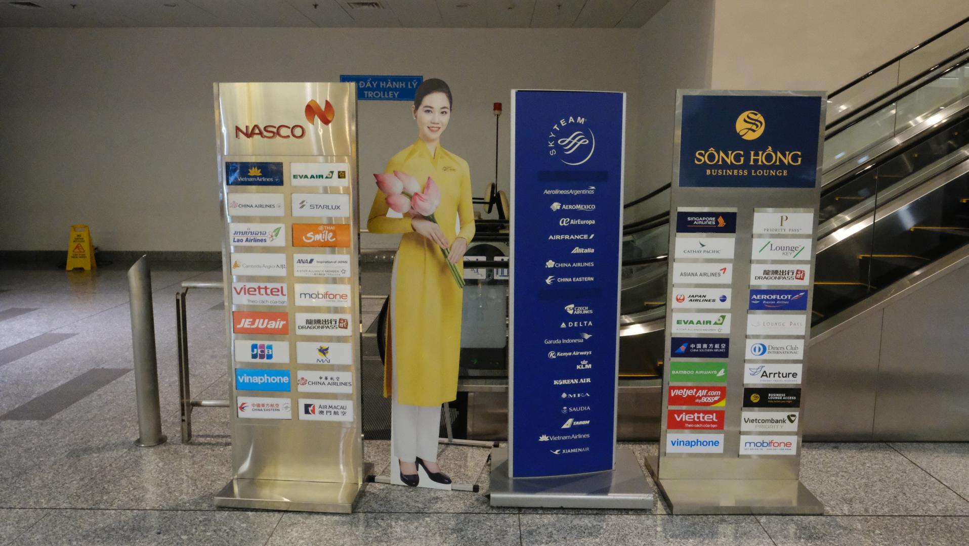 Vietnam Airlines Lotus Lounge Hanoi Vietnam HAN