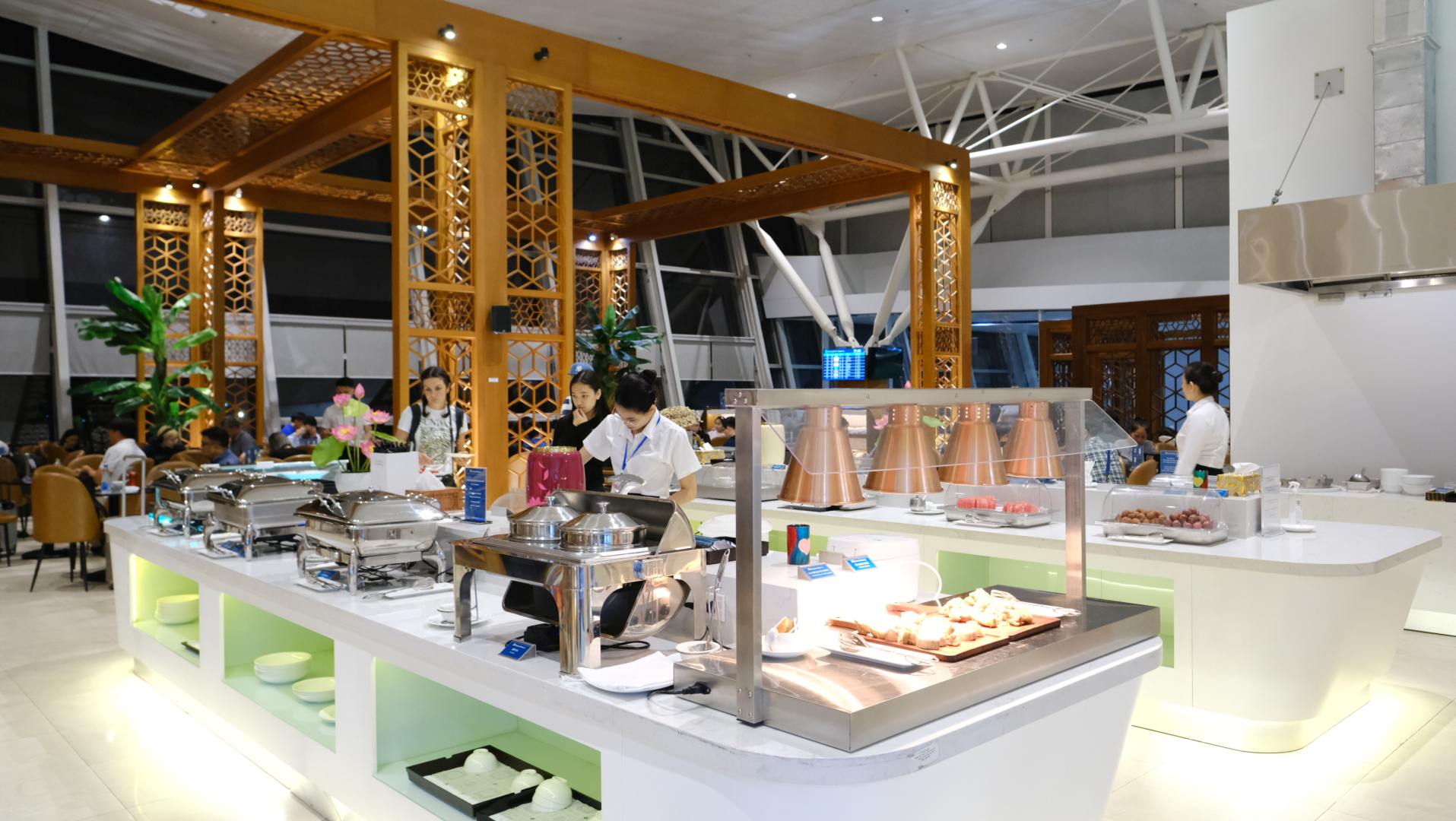 Vietnam Airlines Lotus Lounge Hanoi Vietnam HAN