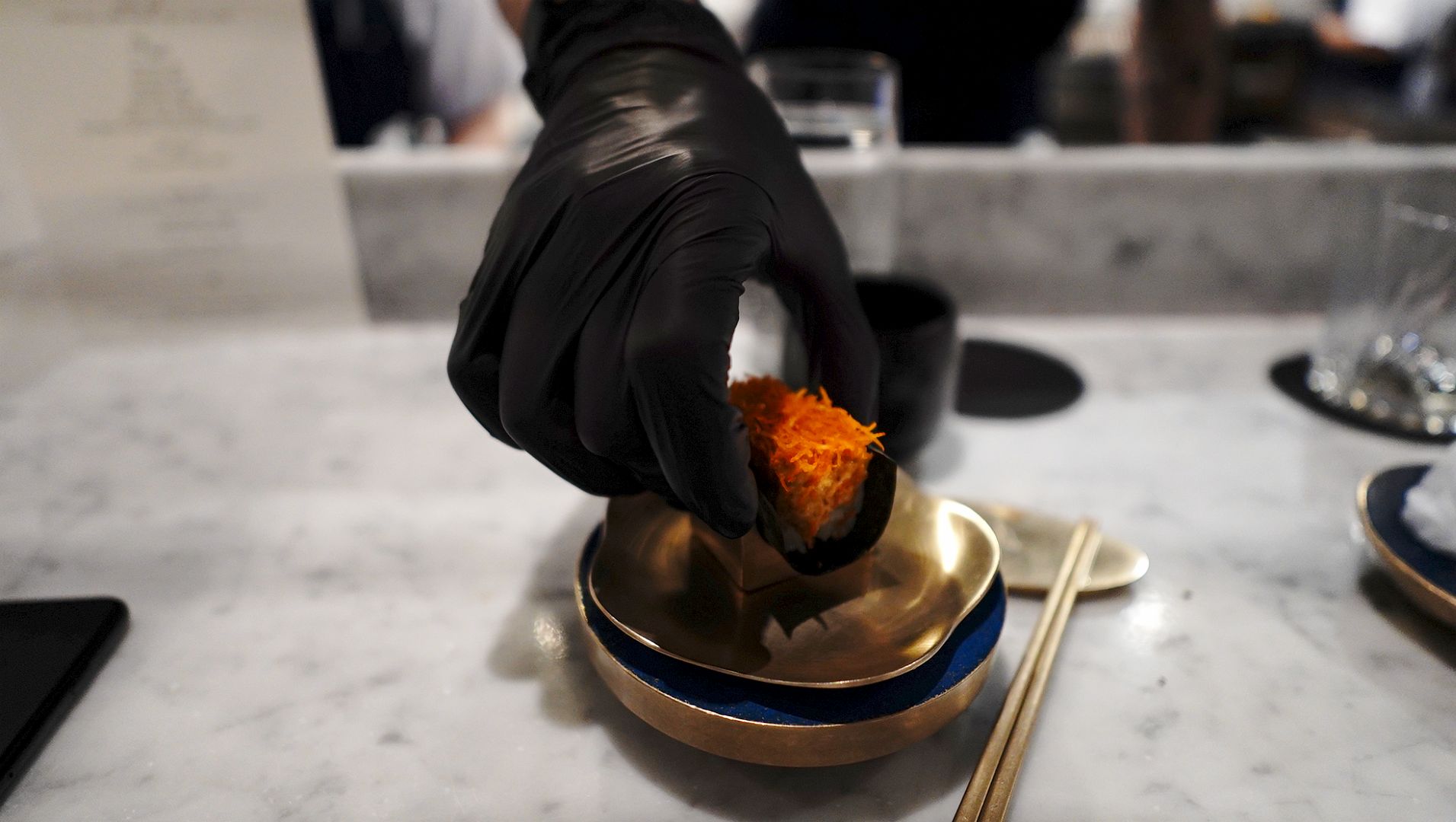 Michelin Star Food Review: Mari Korean Handrolls in Hells Kitchen, New York